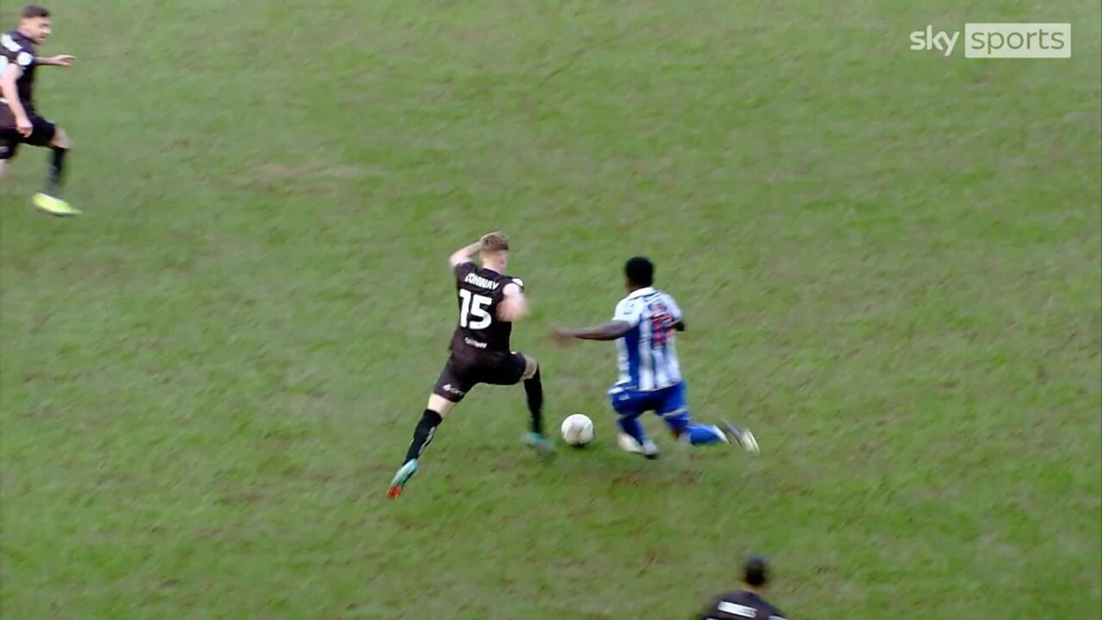 Di'Shon Bernard sent off during Sheffield Wednesday vs Bristol City ...