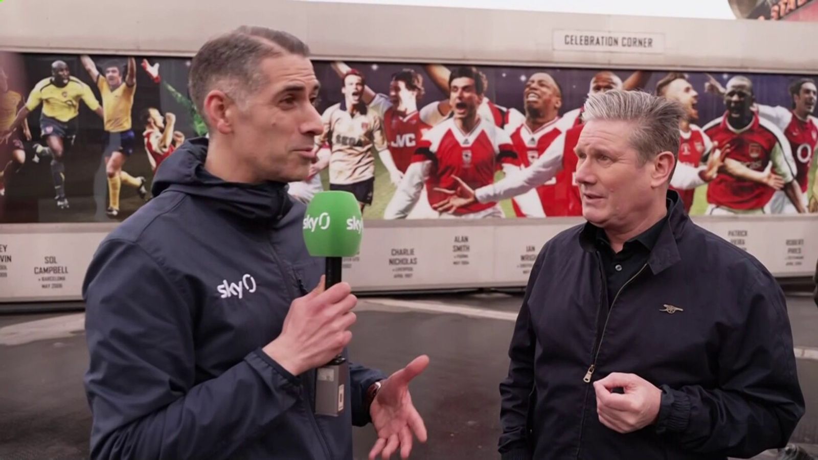 Sir Keir Starmer predicts Arsenal win on Green Football Weekend ...