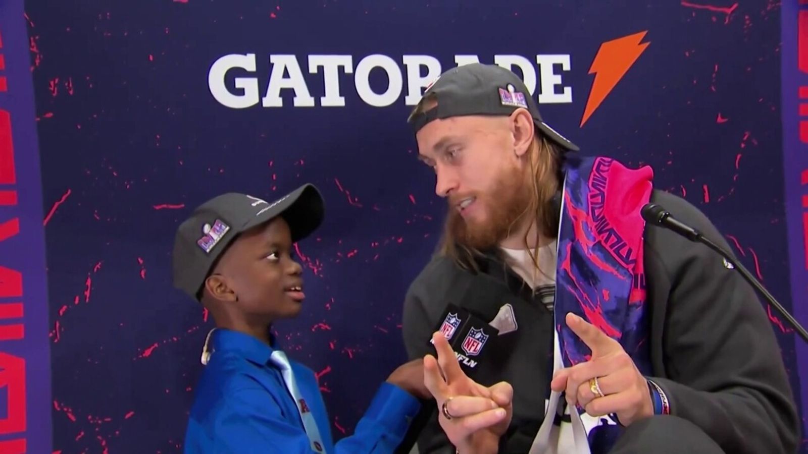 11-year-old reporter grills NFL stars ahead of Super Bowl! | NFL News ...