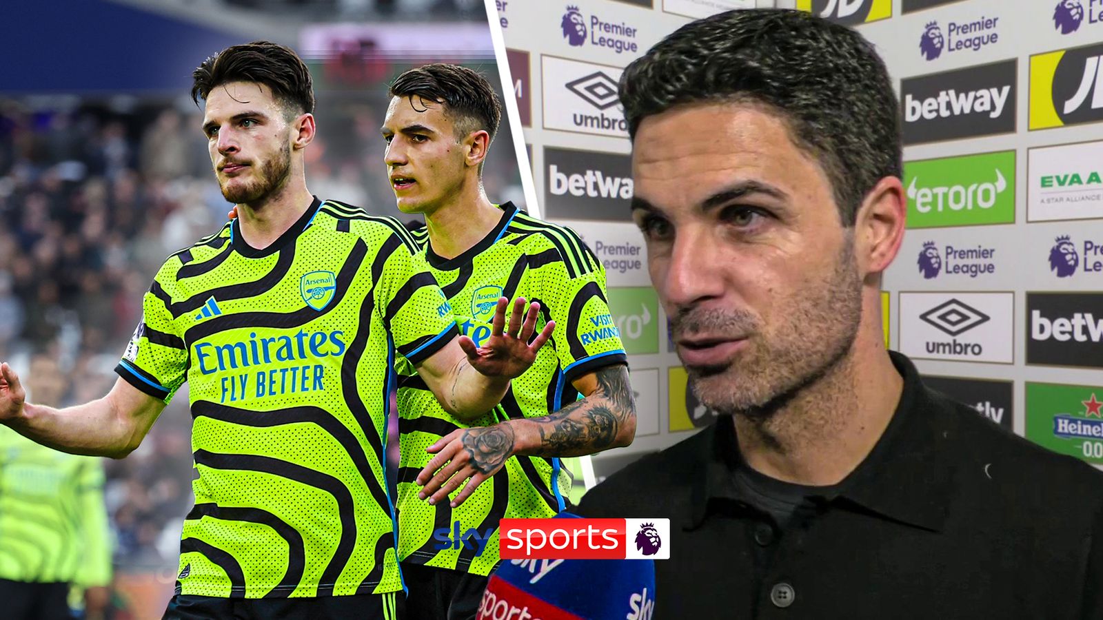 West Ham 0-6 Arsenal: Gunners thrash abject hosts as Declan Rice's ...