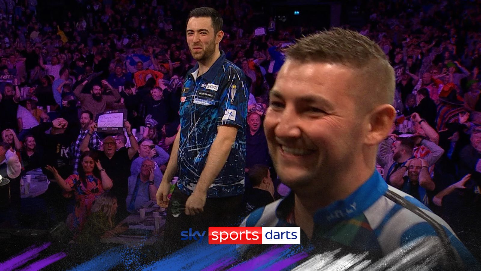 Nathan Aspinall misses out on nine-darter... but still loses the leg ...