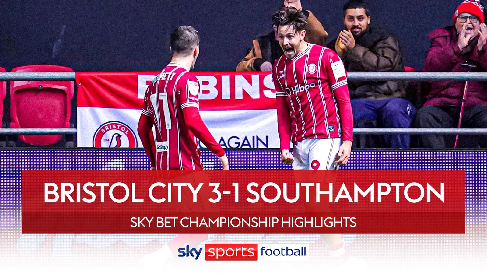 Bristol City 3-1 Southampton: Sam Bell, Rob Dickie and Harry Cornick score as Saints' 25-game ...