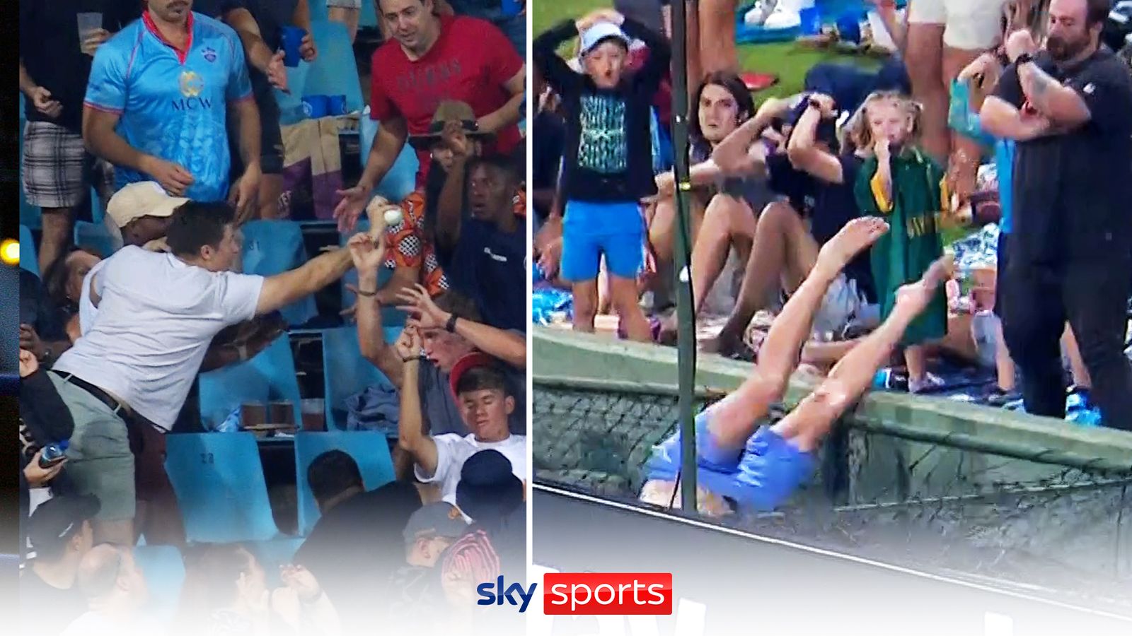 Outrageous crowd catch attempts as Kyle Verreynne hits barrage of huge ...