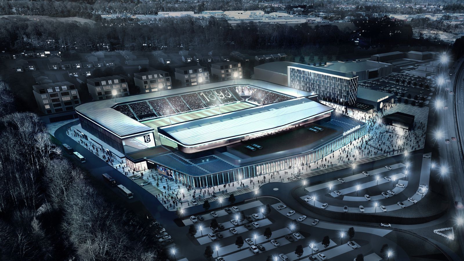 Dundee: Camperdown Stadium plans submitted as club bid to relocate from ...