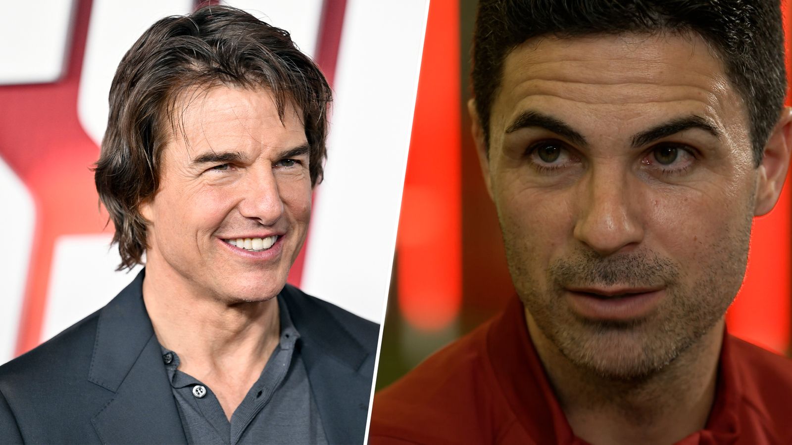 'He's a legend!' | Mikel Arteta picks Tom Cruise to play him in a film ...