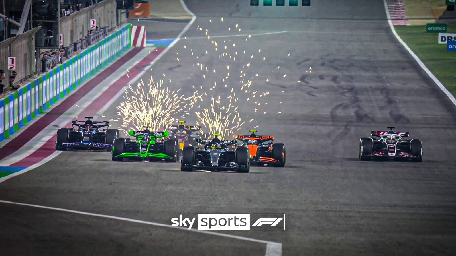 Sparks fly as Lewis Hamilton impresses in F1 testing! | F1 News | Sky ...
