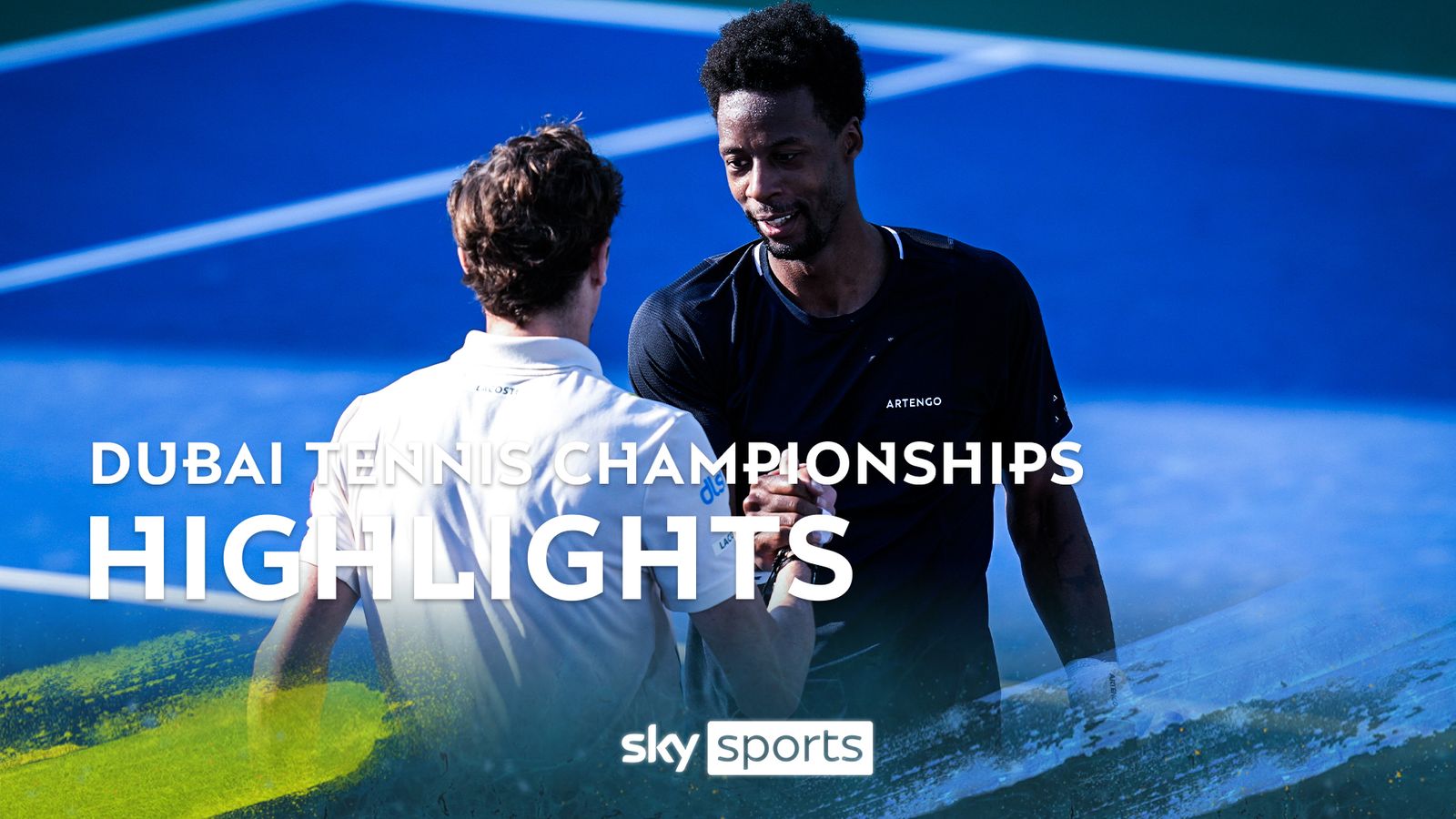 Ugo Humbert overcomes Gael Monfils in Dubai | Tennis News | Sky Sports