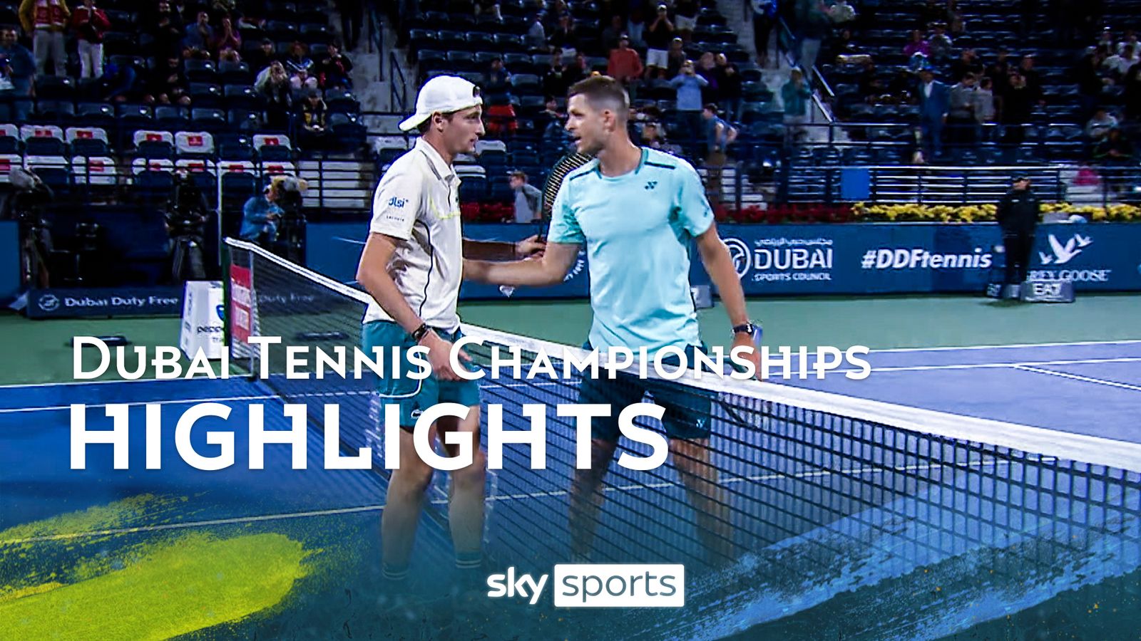 Hubert Hurkacz vs Ugo Humbert | Dubai Tennis Championships highlights | Tennis News | Sky Sports