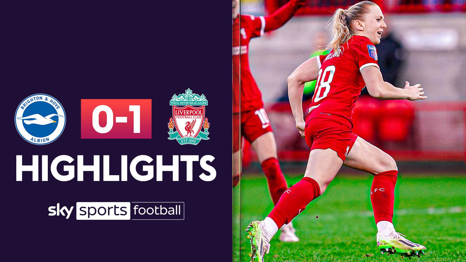 Brighton 0-1 Liverpool | WSL highlights | Football News | Sky Sports