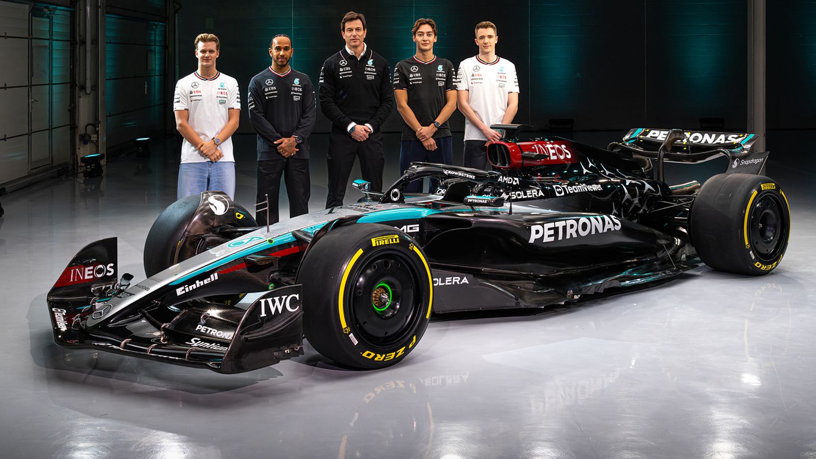 Mercedes launch new-look 2024 Formula 1 car, the W15, as they bid to 'climb mountain' and ...