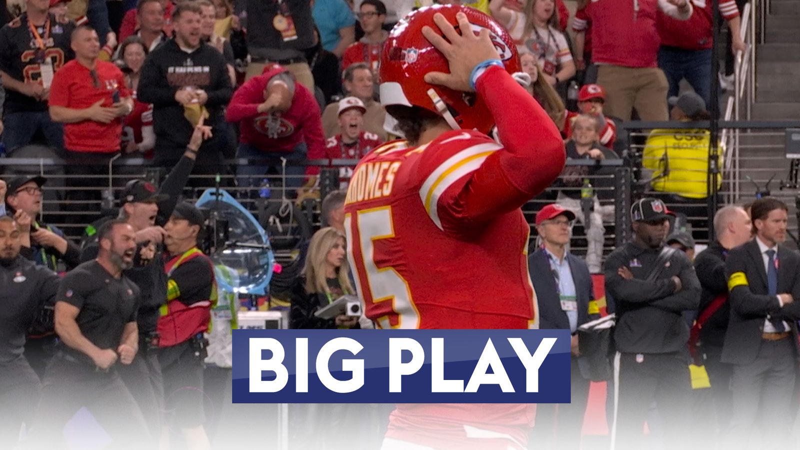 Patrick Mahomes' incredible deep throw in vain as Chiefs fumble | NFL ...