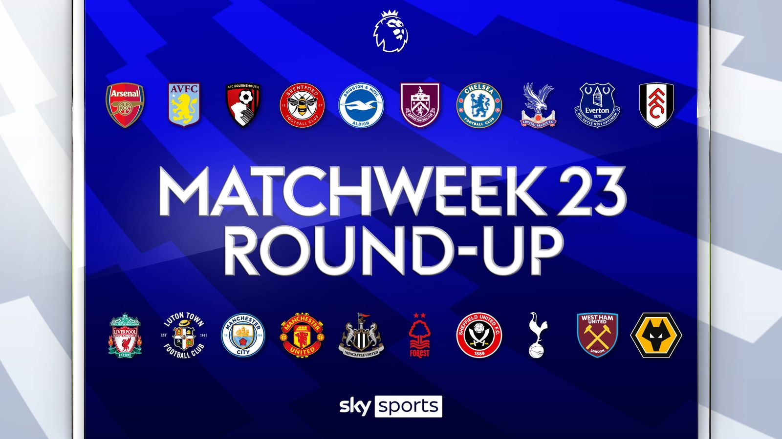 Watch all 45 goals of record breaking Match Week 23 | Premier League ...