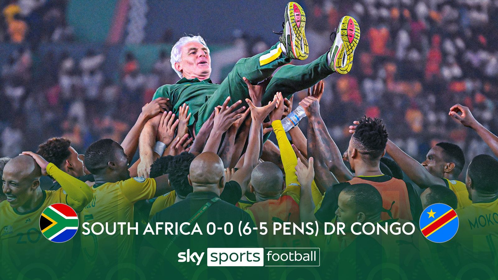 AFCON: South Africa 0-0 DR Congo (SA win 6-5 on pens) | Football News ...