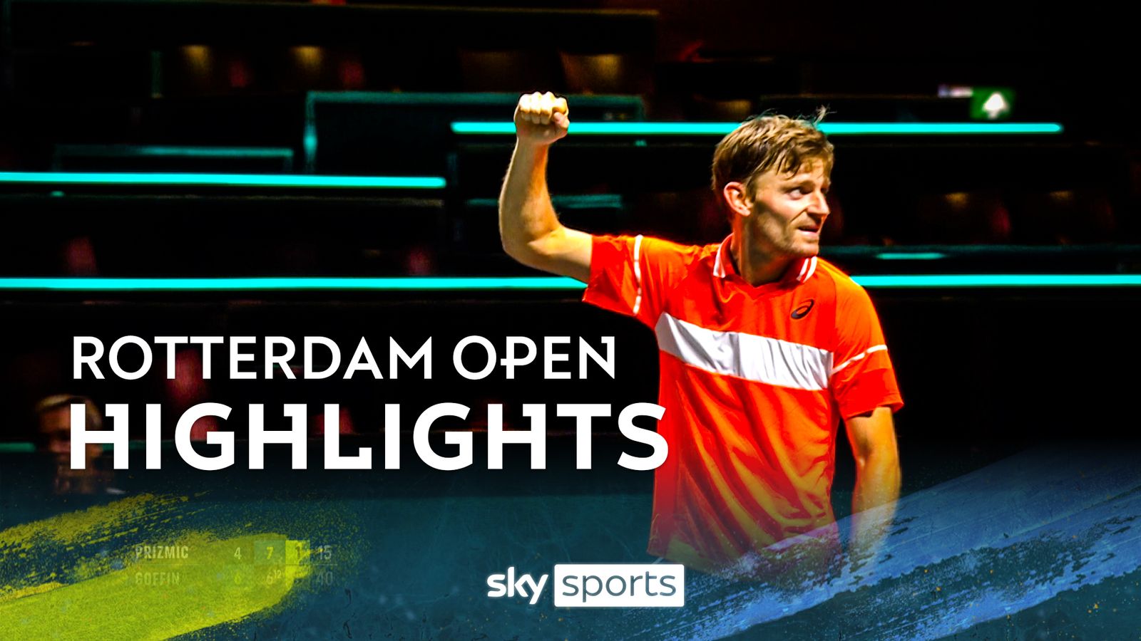 Highlights: David Goffin through to last 16 in Rotterdam after beating ...