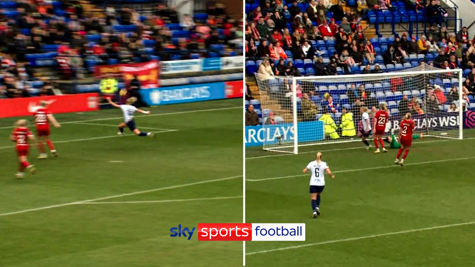 'An unorthodox finish' | Celin Bizet effortlessly loops in Spurs goal ...