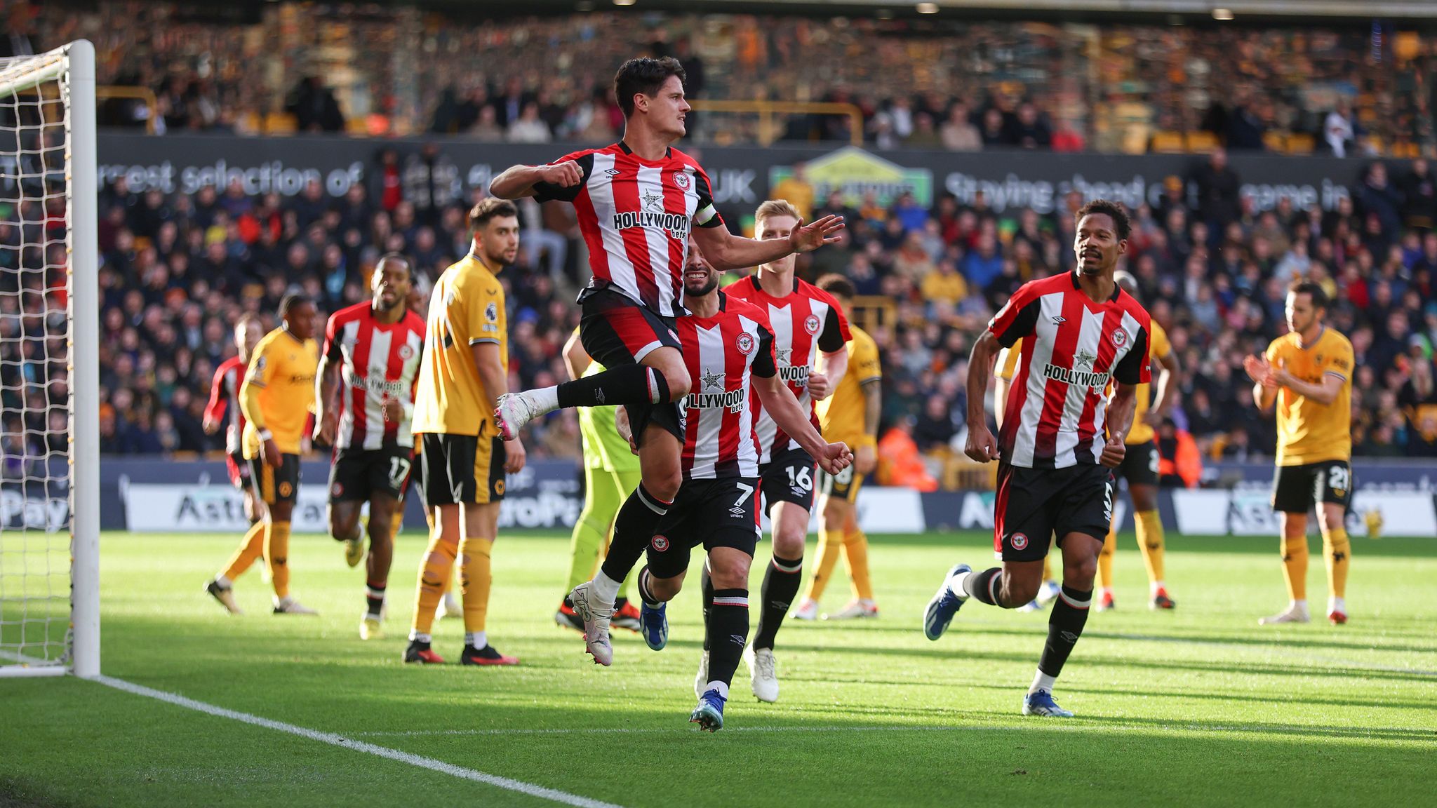 Wolves 0-2 Brentford: Ivan Toney scores third in four games as Bees ...