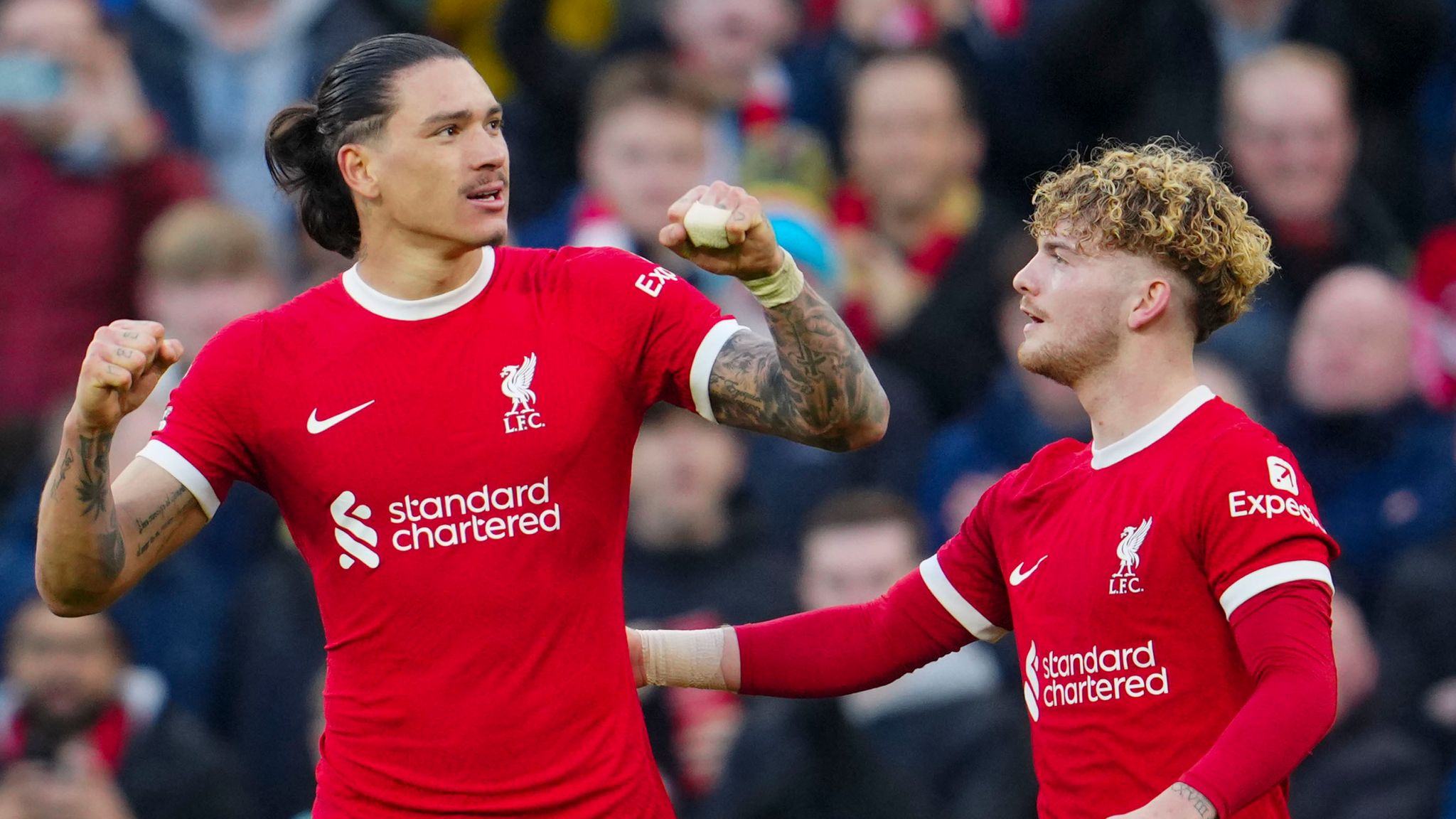 Liverpool 3-1 Burnley: Diogo Jota, Luiz Diaz, Darwin Nunez score to send Reds top of Premier ...