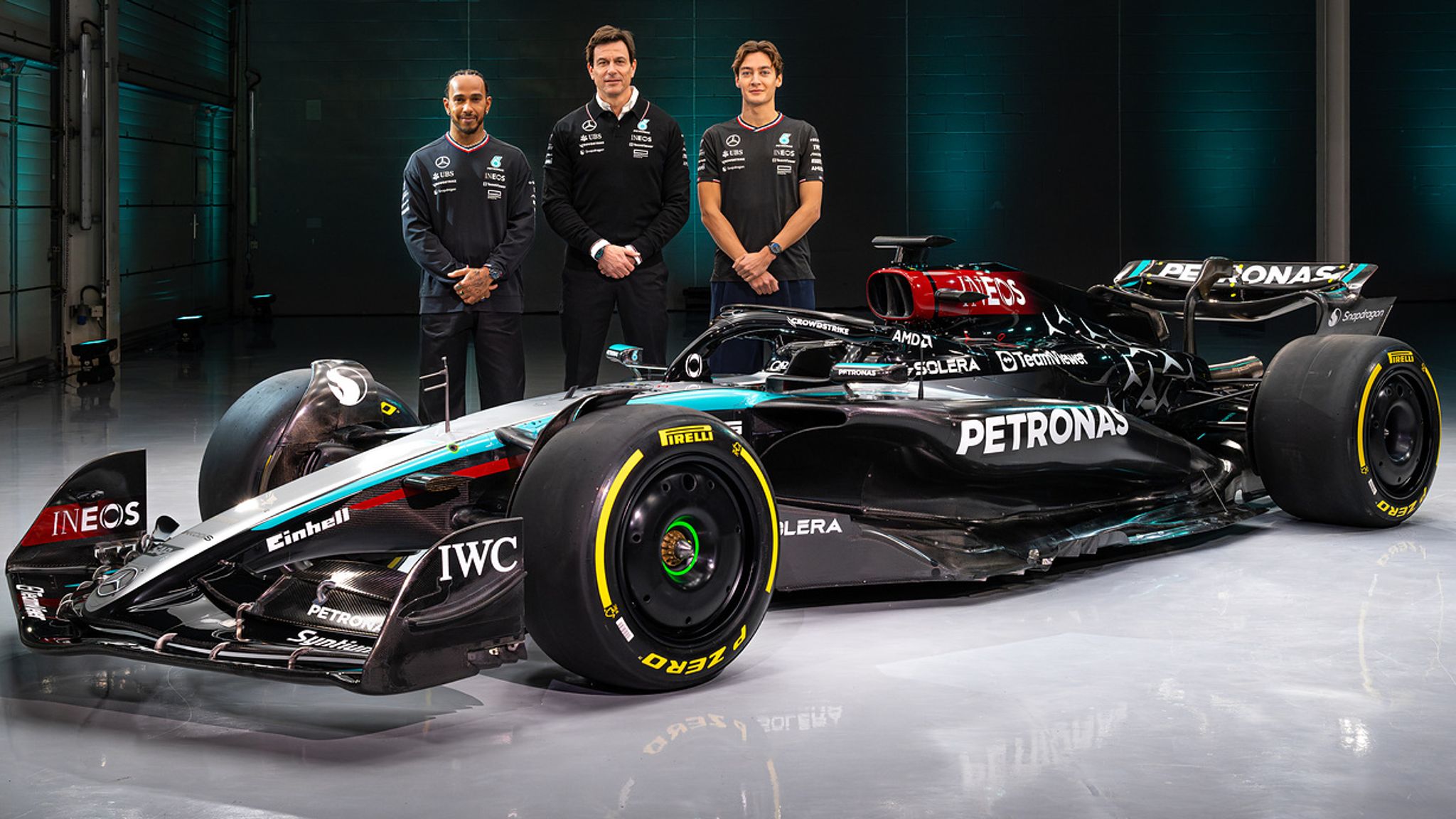 Mercedes launch new-look 2024 Formula 1 car, the W15, as they bid to ...