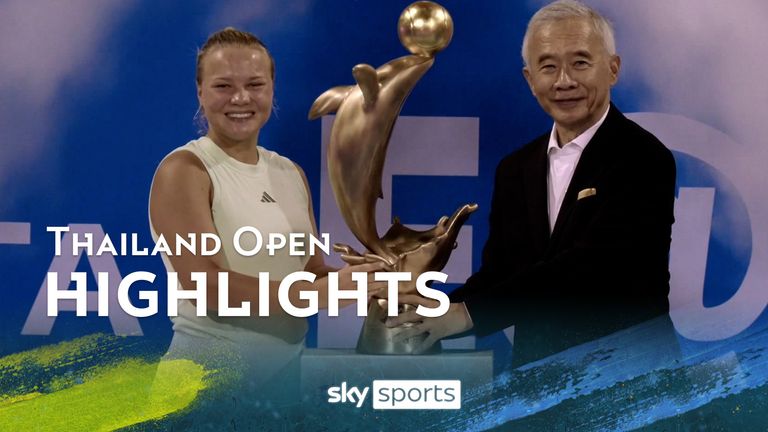 Highlights Diana Shnaider Stuns Zhu Linz To Win First Wta Title Tennis News Sky Sports