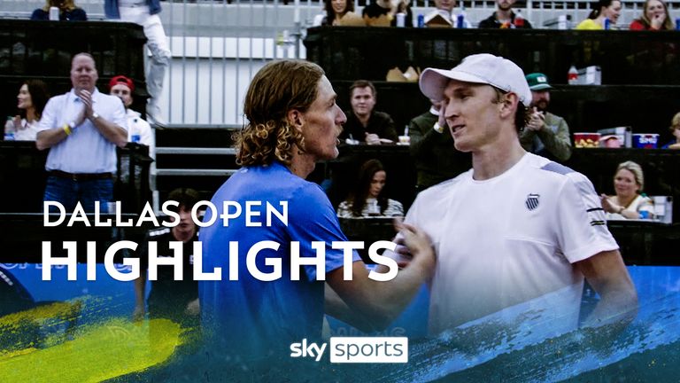 Purcell edges past Krueger in thriller | Dallas Open highlights ...