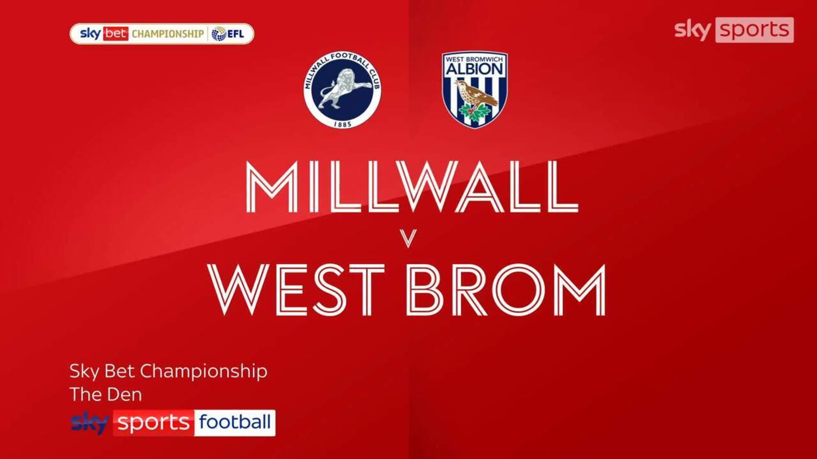 Millwall 1 - 1 West Brom - Match Report & Highlights