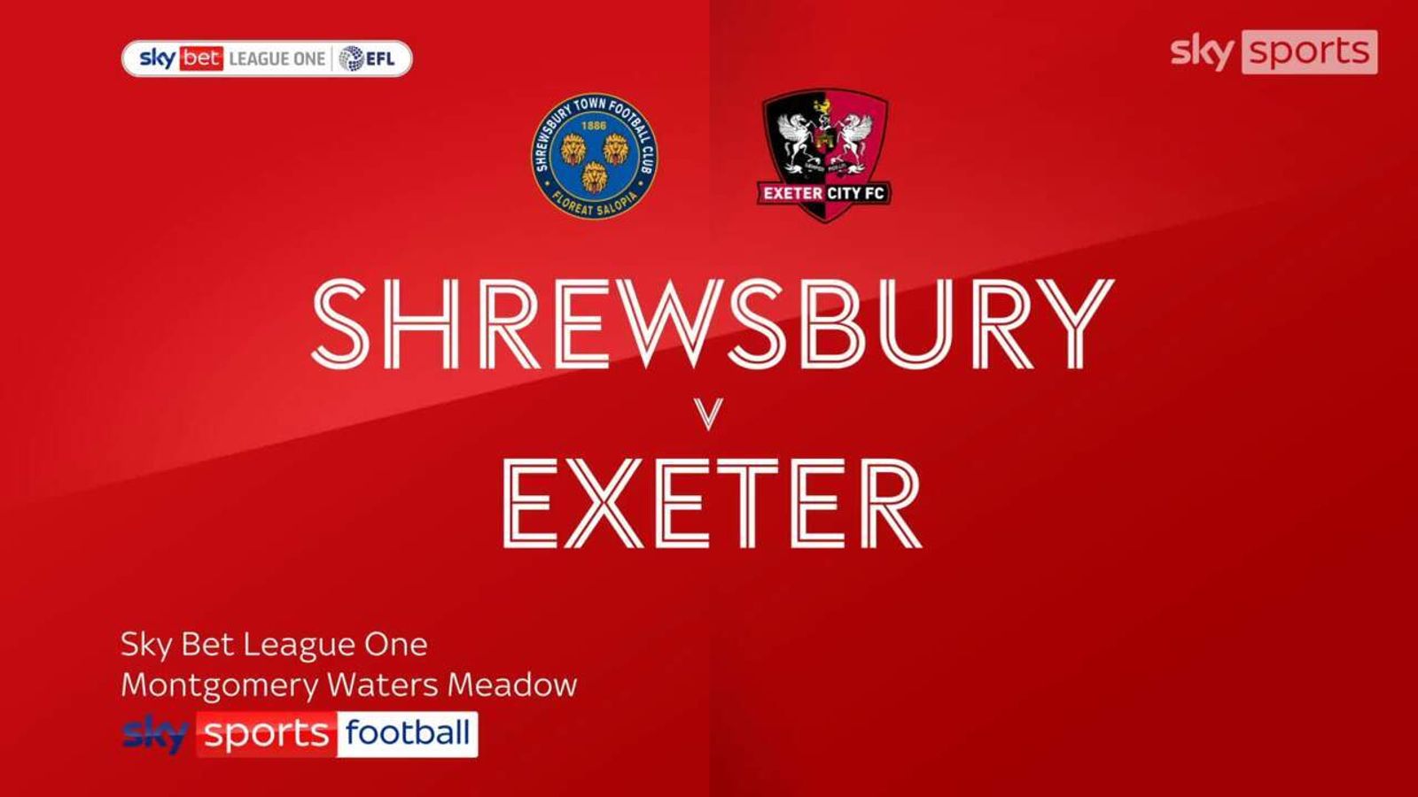 Shrewsbury 0 - 3 Exeter - Match Report & Highlights