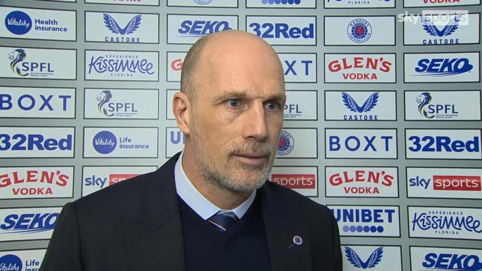 Rangers boss Philippe Clement says disallowing their penalty was right call as 'that's why VAR ...