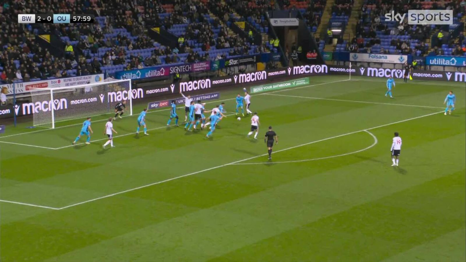 George Thomason shot takes deflection and gives Bolton their third ...