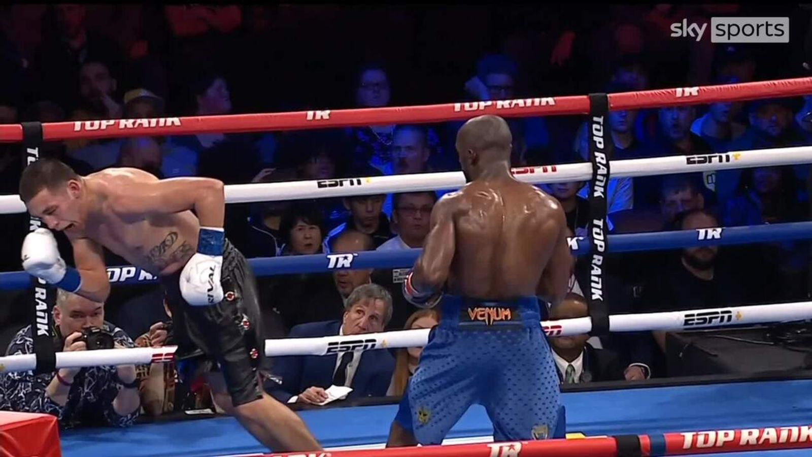 Troy Isley drops Marcos Hernandez in seventh round | Boxing News | Sky ...