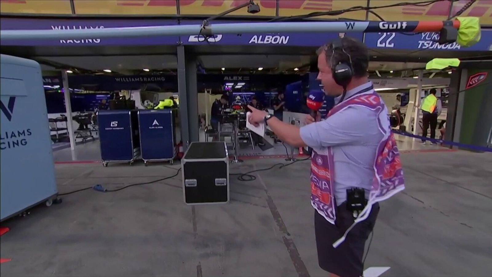 Ted Kravitz takes a closer look at Alex Albon's crashed Williams car ...