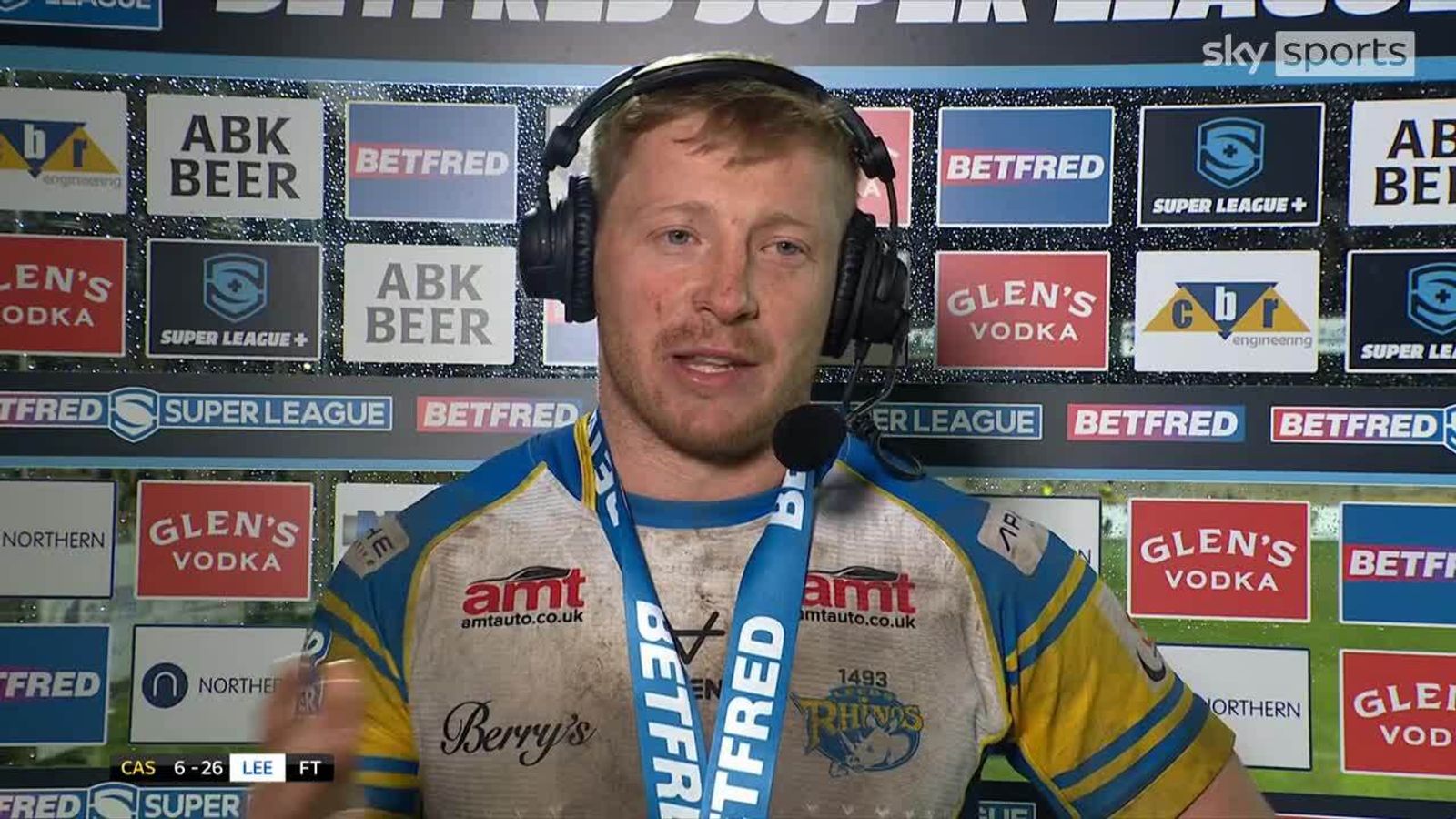 Lachlan Miller overcomes 'tough' first half with two tries for Leeds Rhinos | Rugby League News ...
