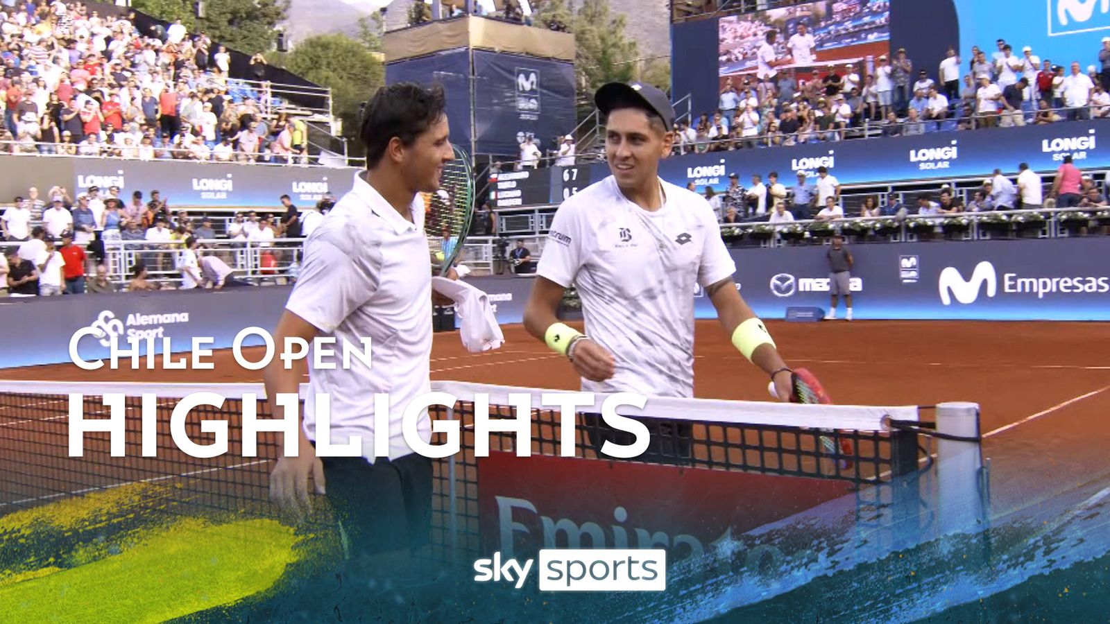 Alejandro Tabilo vs Luciano Darderi | Chile Open highlights | Tennis News | Sky Sports