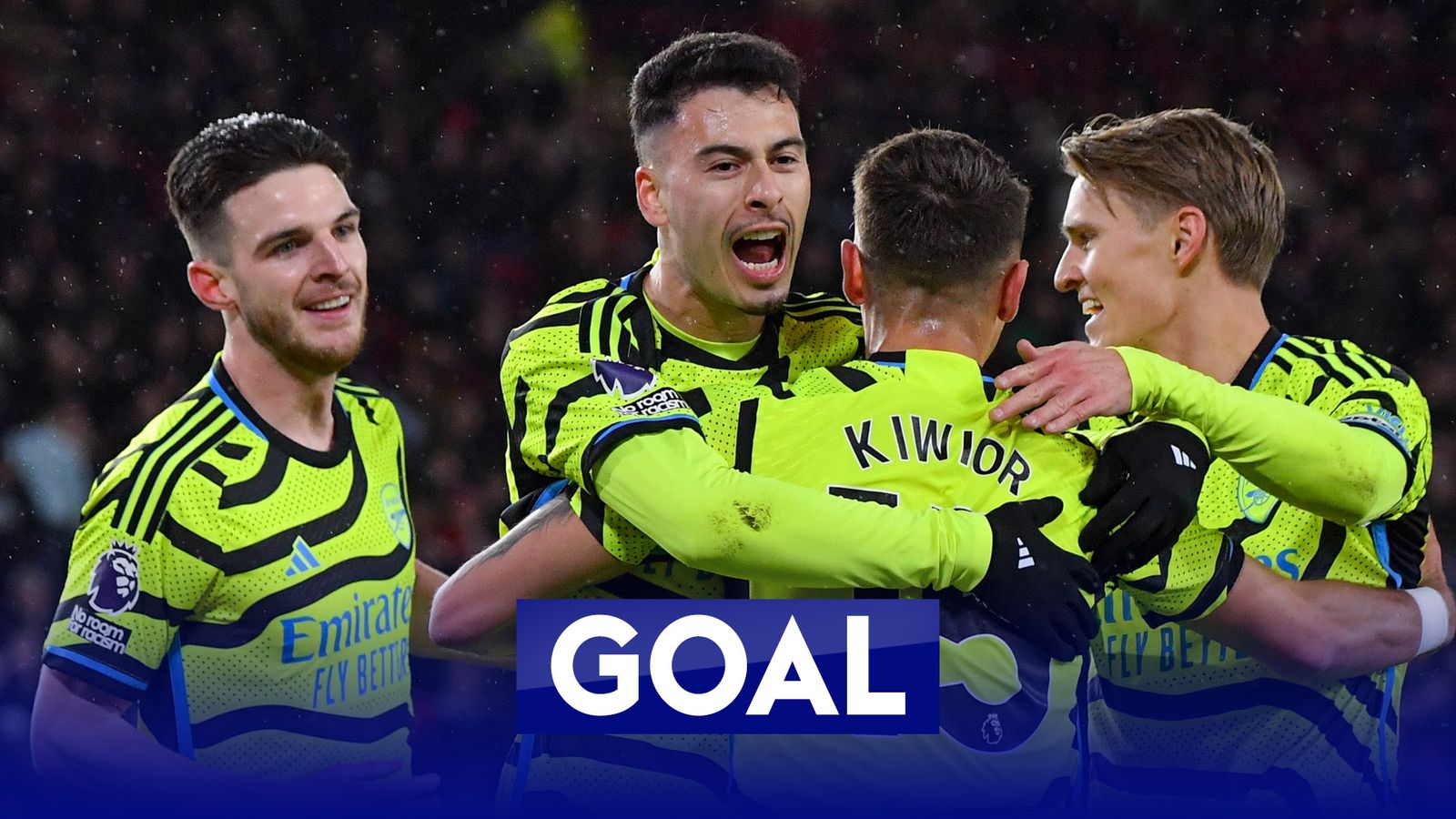 Martinelli fires Arsenal into lightning 3-0 lead | Football News | Sky ...