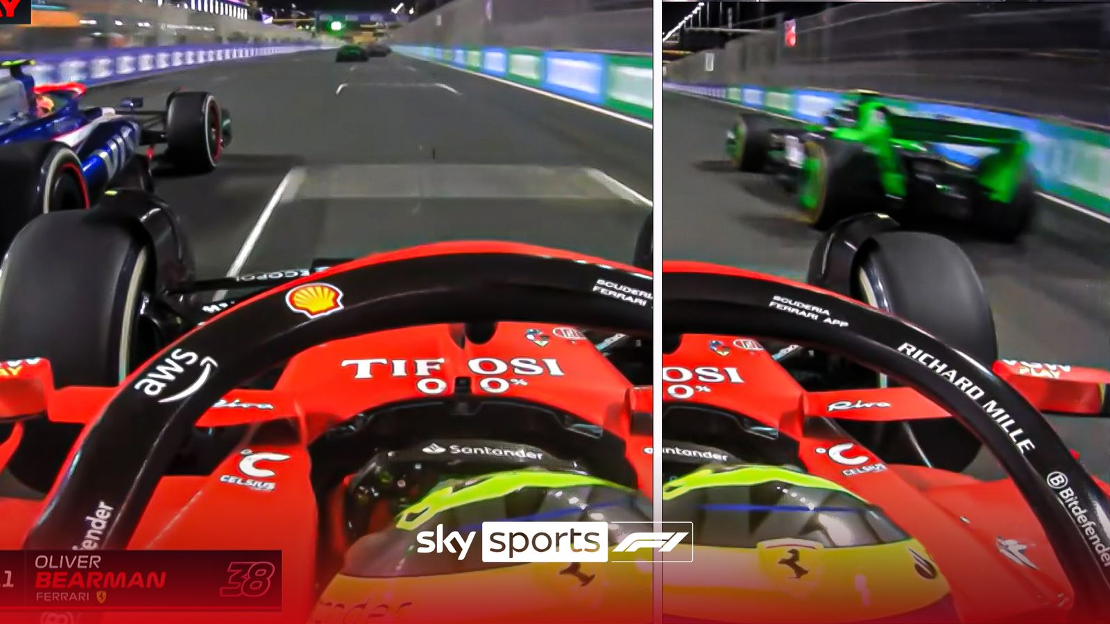 Oliver Bearman impresses on F1 debut with flurry of overtakes | F1 News ...