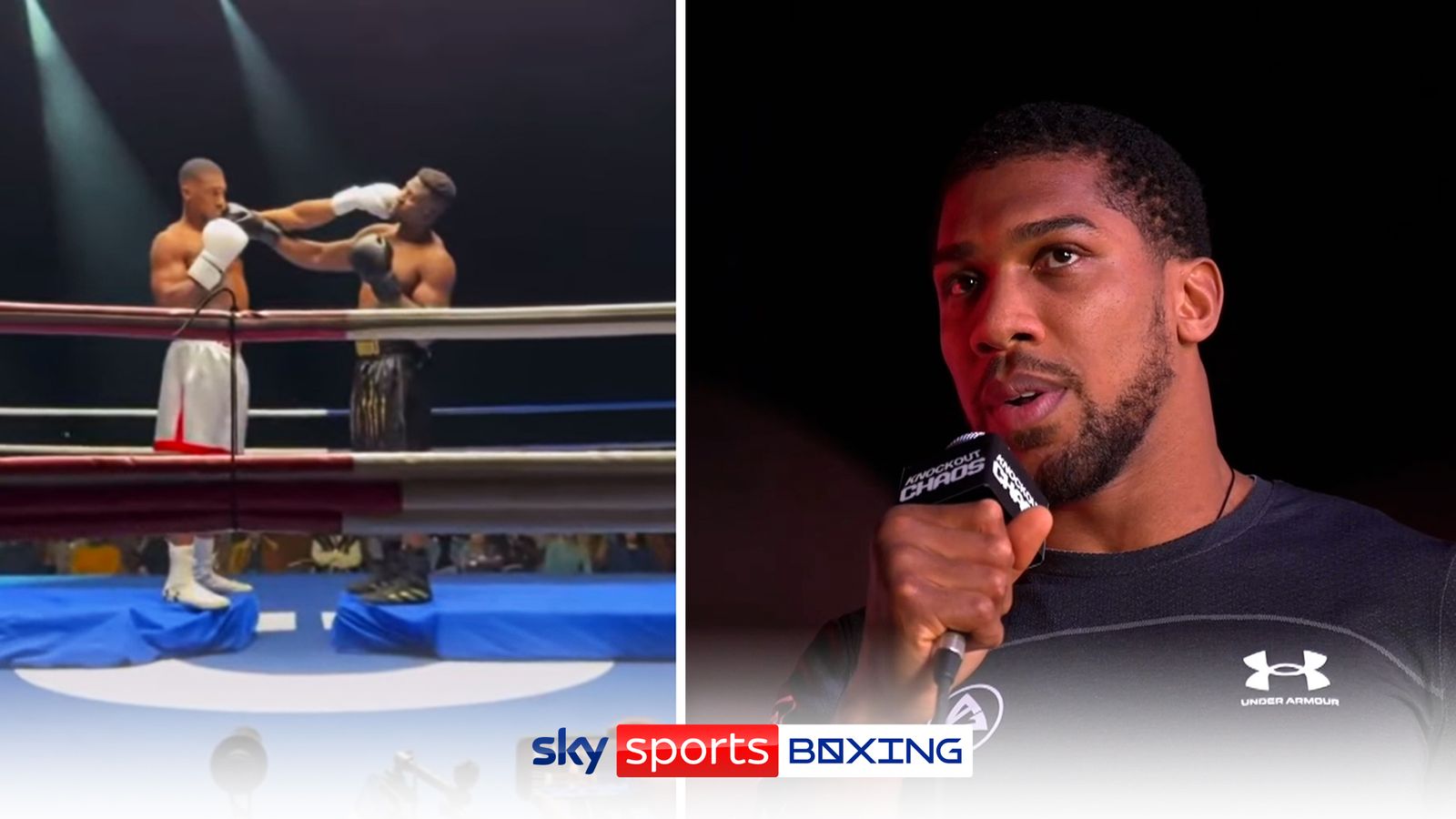 Anthony Joshua: 'I studied Francis Ngannou at our promo shoot' | Boxing ...