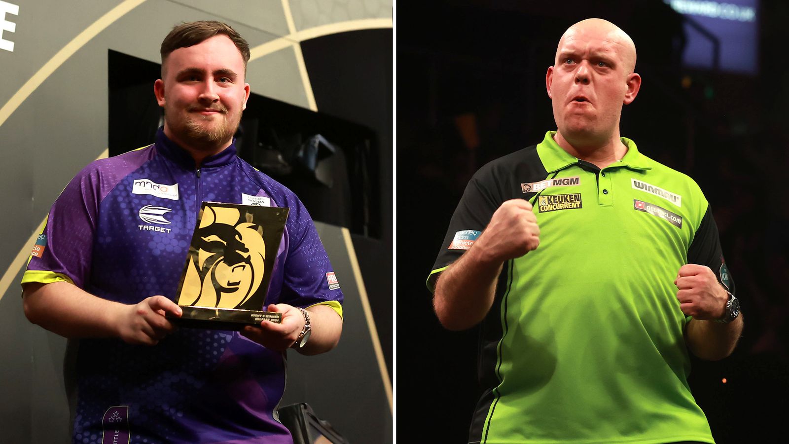 Luke Littler vs Michael van Gerwen: Darts' new rivalry continues in ...