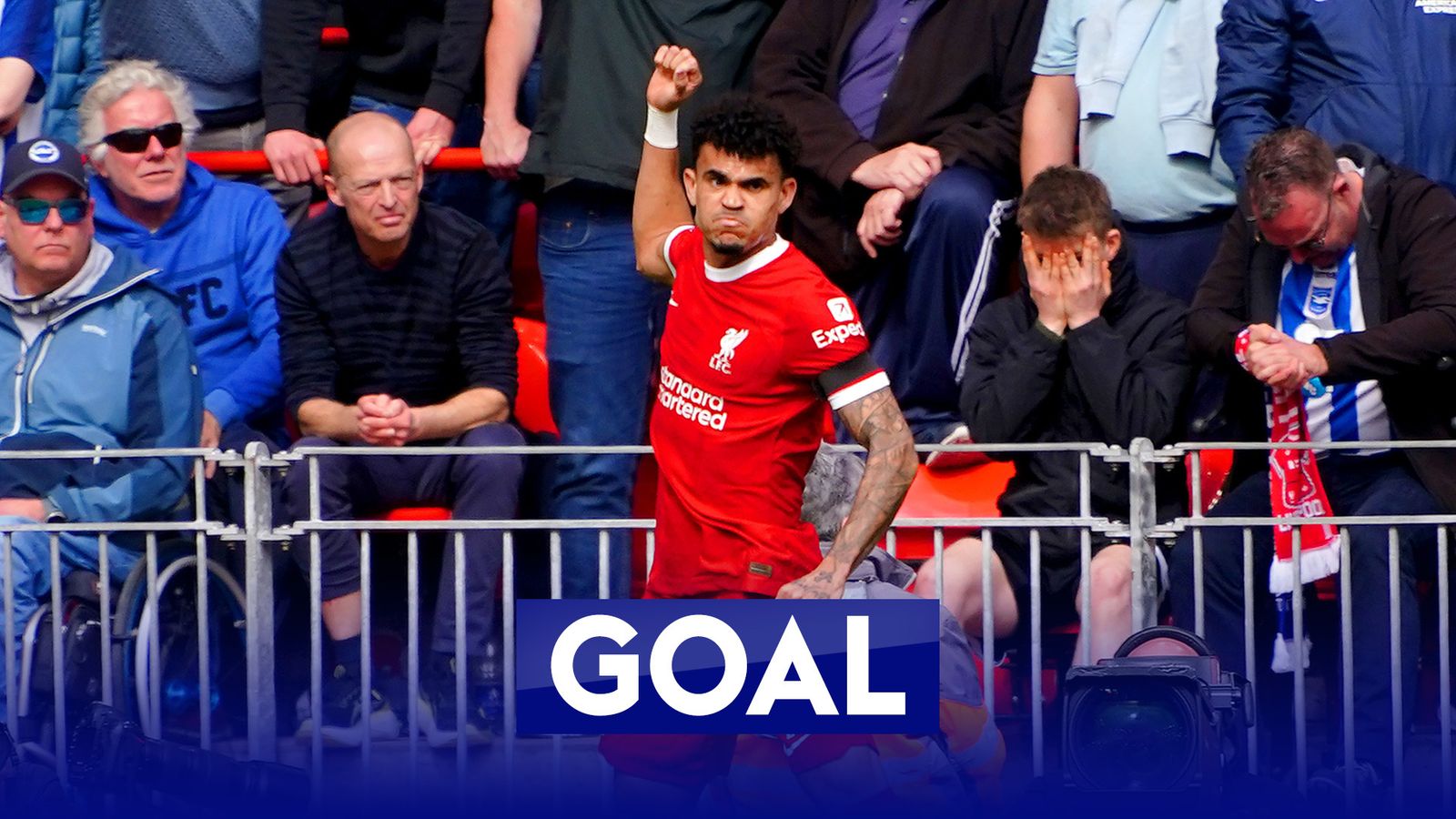 Luis Diaz beats offside trap to level for Liverpool | Football News ...