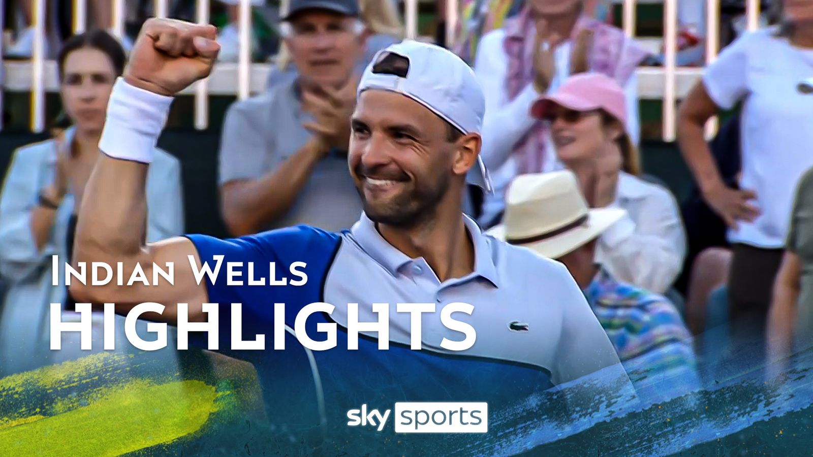 Adrian Mannarino vs Grigor Dimitrov | Indian Wells Open highlights ...