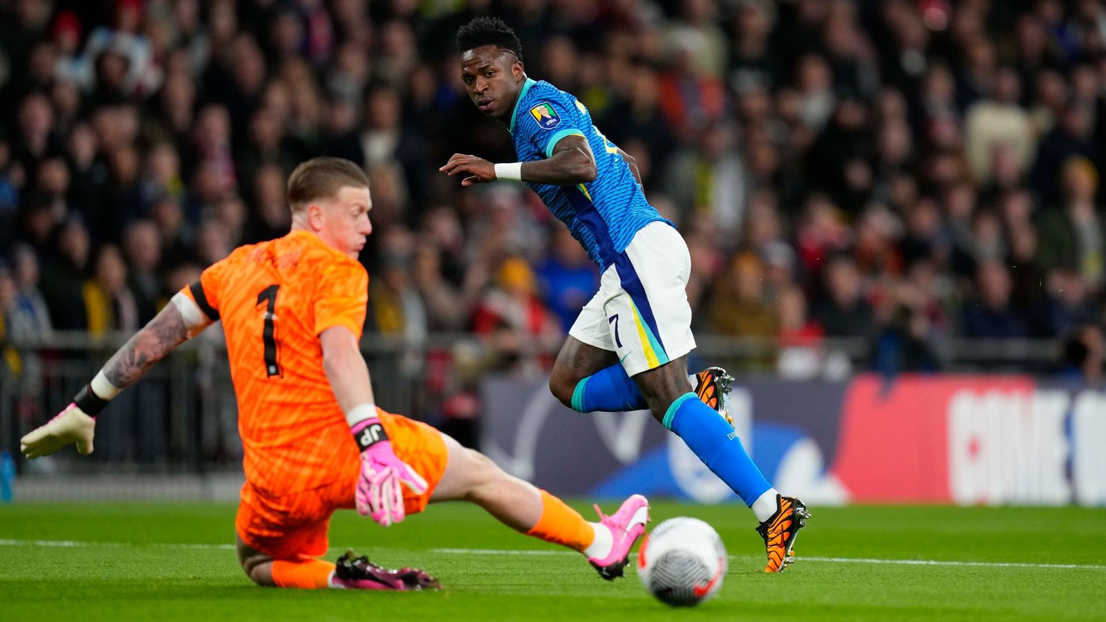 England 0-1 Brazil: Seventeen-year-old sensation Endrick steps off ...