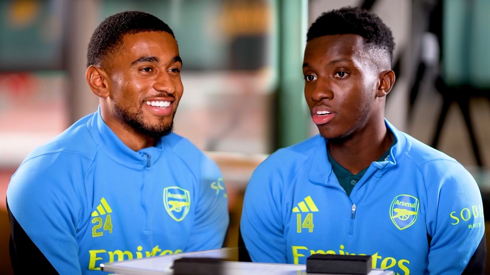 Reiss Nelson and Eddie Nketiah's friendship tested in Football Friends ...