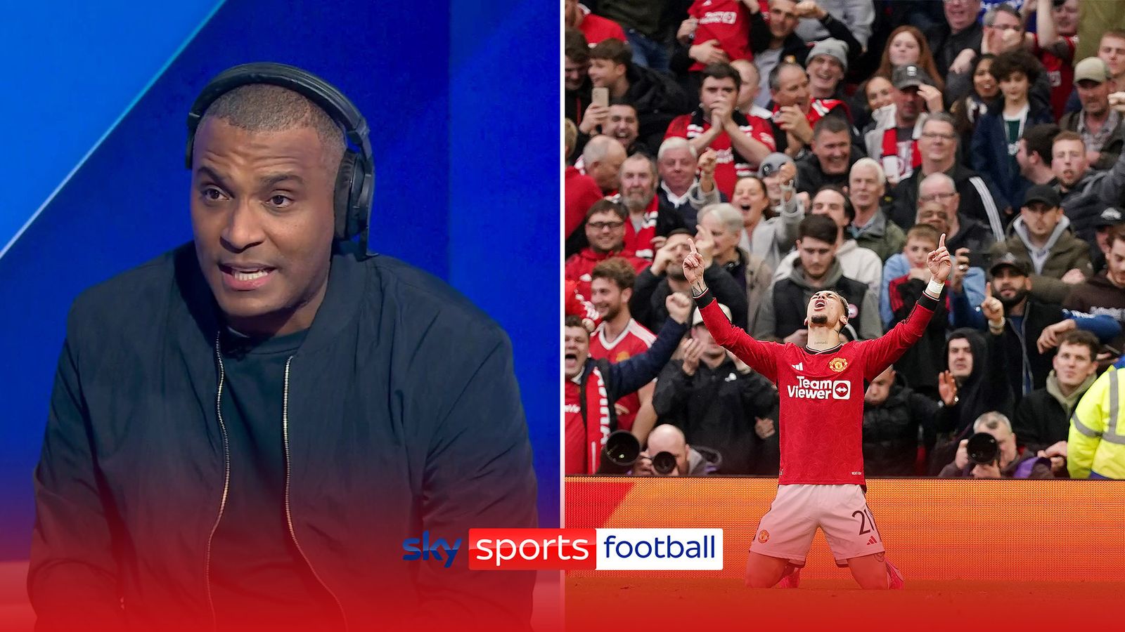 Manchester United vs Liverpool: Clinton Morrison reacts to Antony's ...