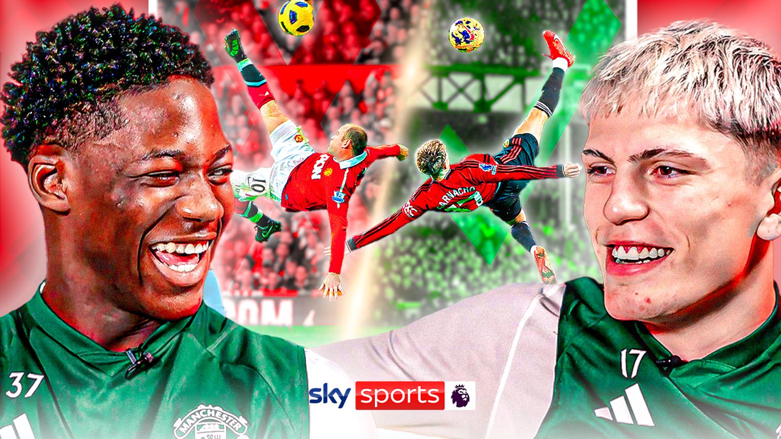 Manchester United's Kobbie Mainoo and Alejandro Garnacho answer fan ...