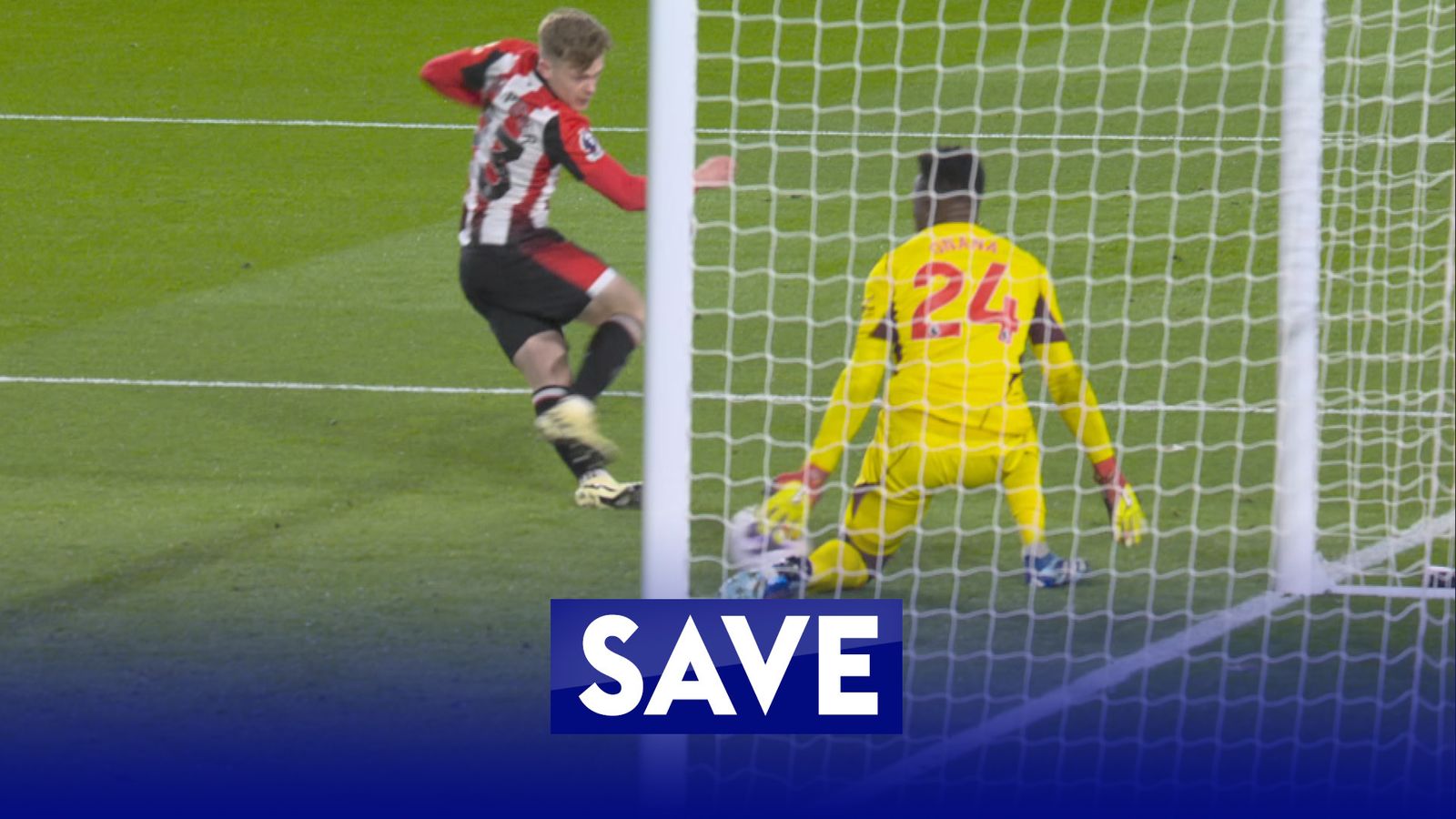 Brentford Test Manchester United As Andre Onana Makes Double Save Football News Sky Sports