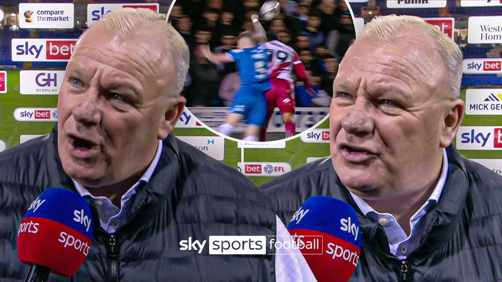 Steve Evans' angry rant at referee after Stevenage defeat | 'What does ...