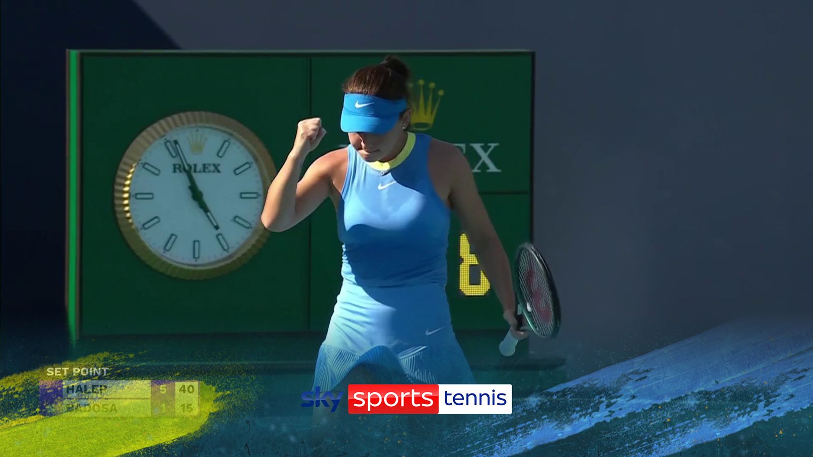 Simona Halep finishes first set in style! | Tennis News | Sky Sports