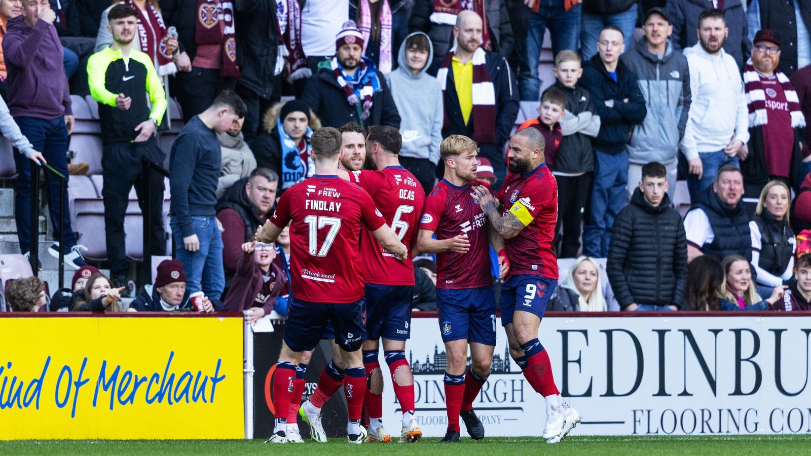 Hearts 1-1 Kilmarnock: Marley Watkins late equaliser secures top-six ...
