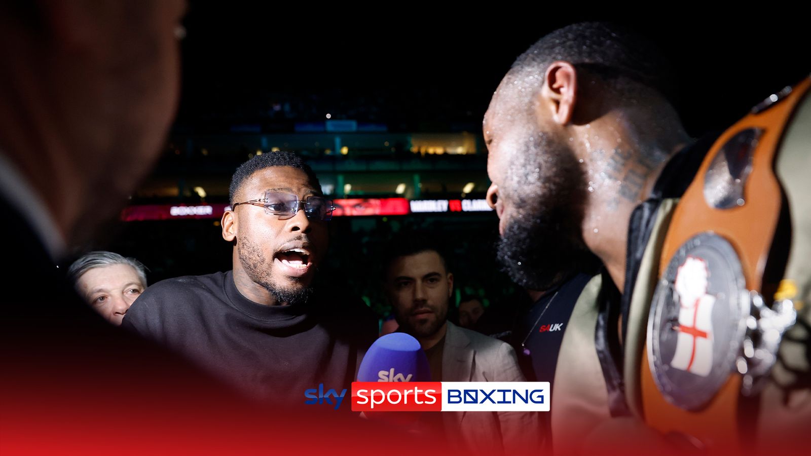 Chaos breaks out as Viddal Riley, Isaac Chamberlain and Chev Clarke ...