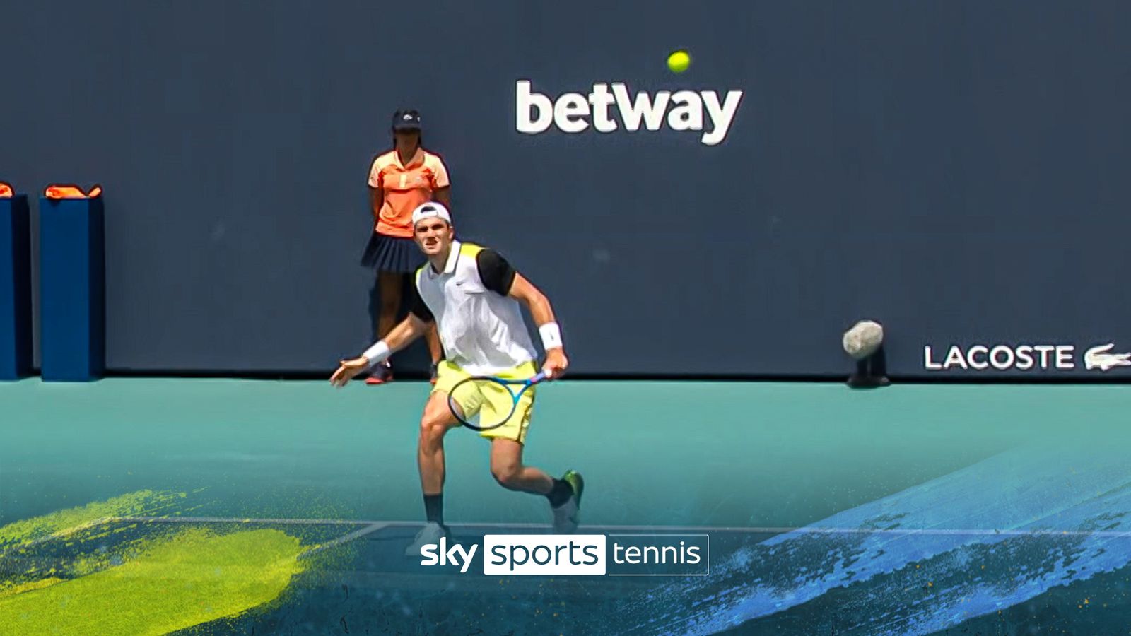 Jack Draper hits a beautifully disguised slice at the Miami Open ...