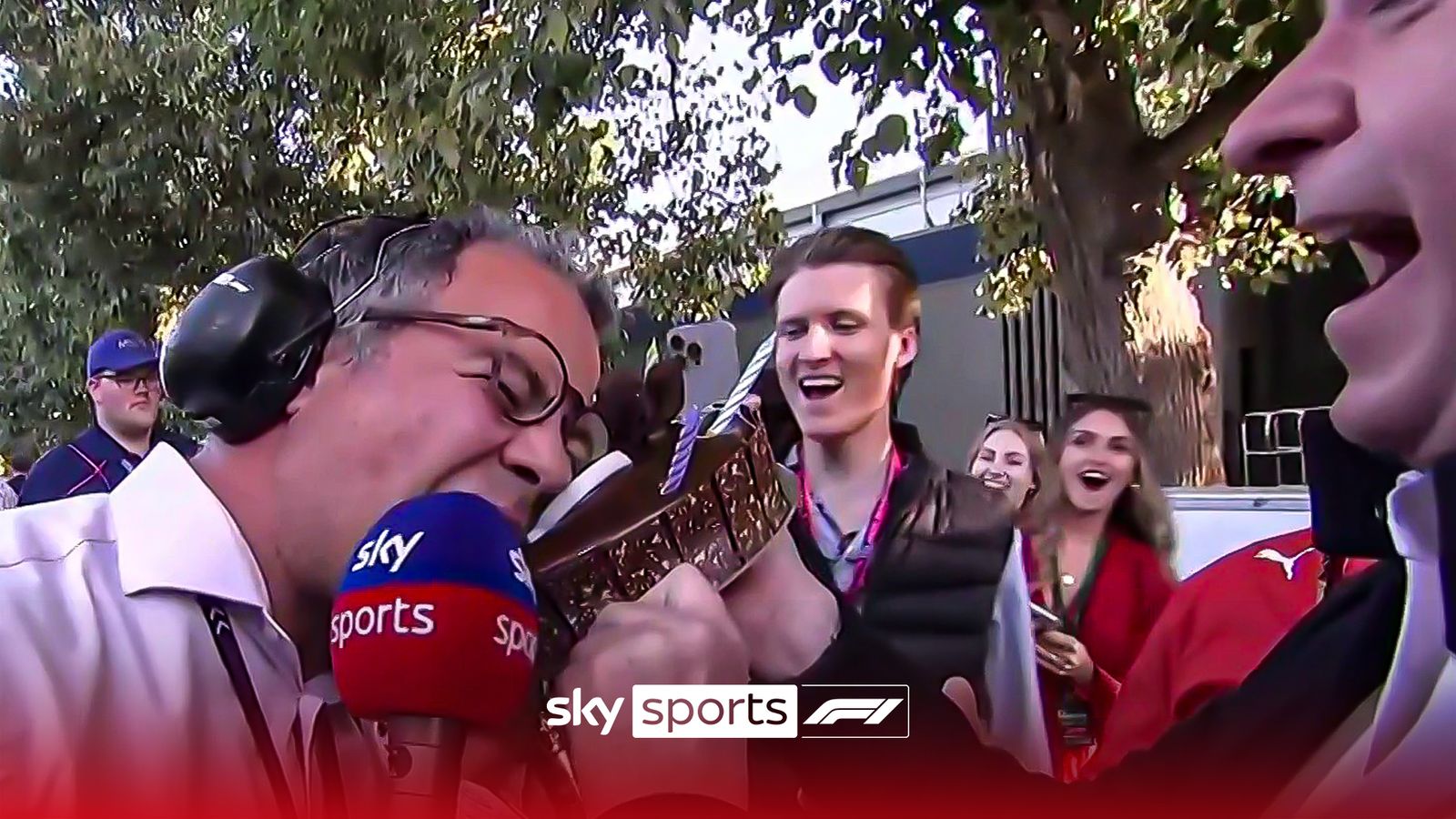 'Formula 1 tradition!' | Martin Brundle and David Croft wish Ted Kravitz a happy birthday on ...