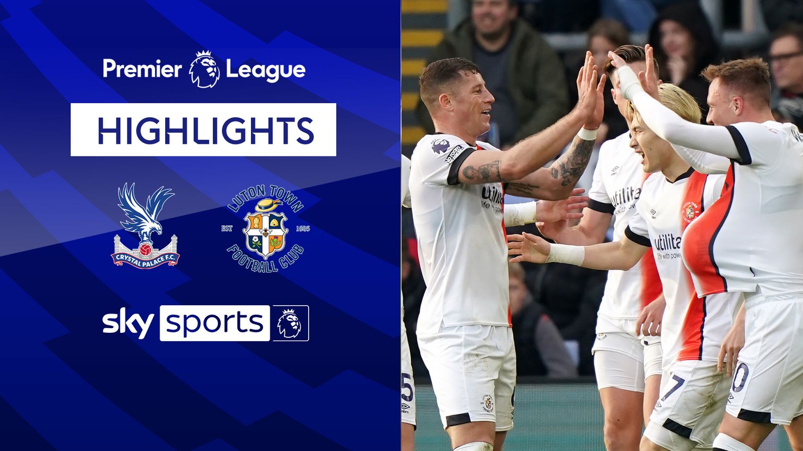 Crystal Palace 1-1 Luton | Premier League highlights | Football News ...